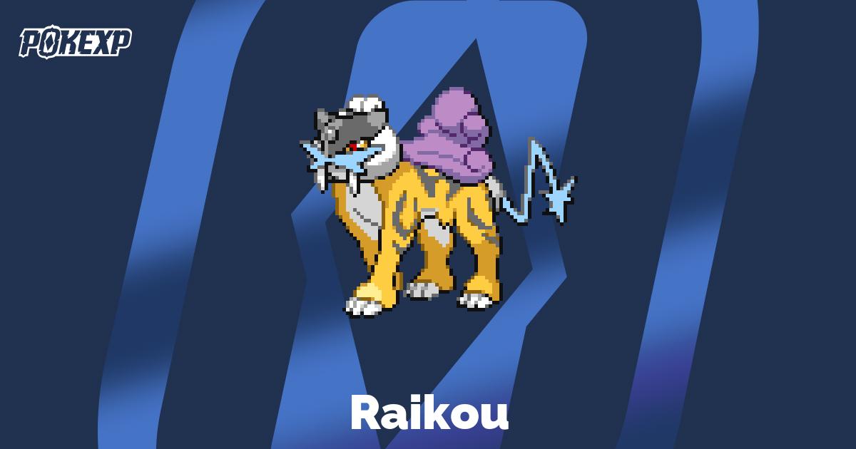 Fiche Pokédex du Pokémon Raikou - PokExp