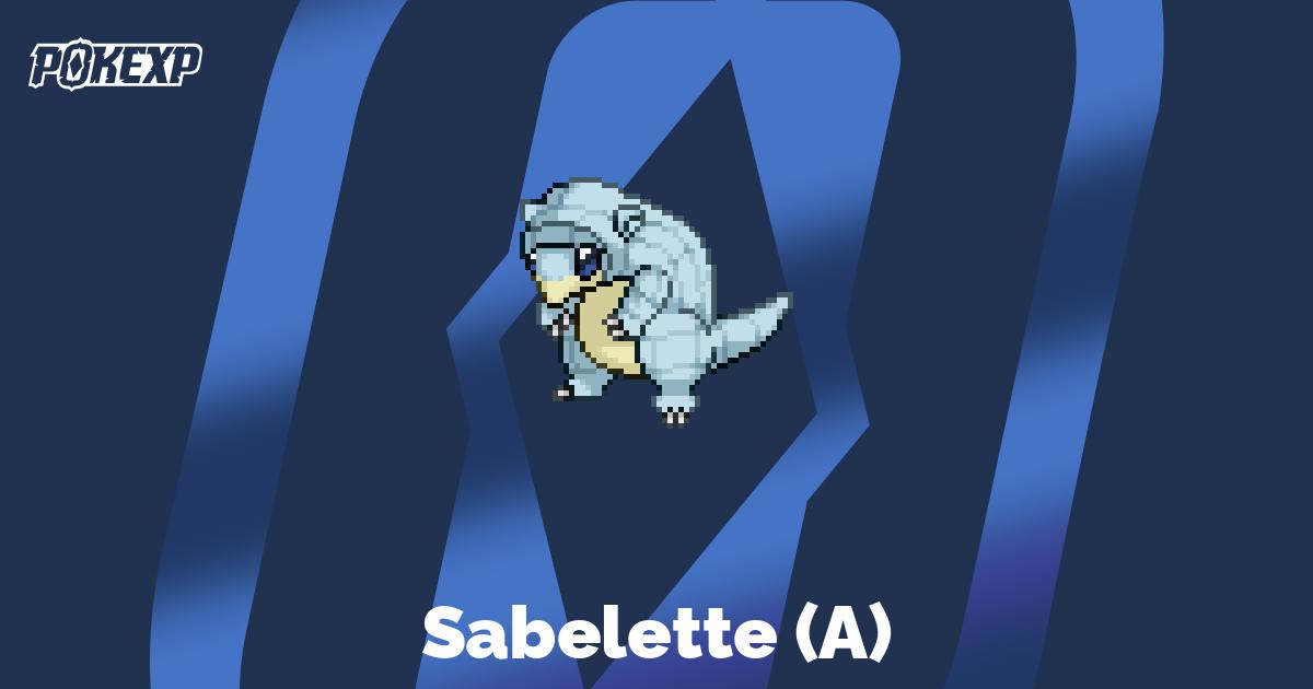 Fiche Pokédex du Pokémon Sabelette - PokExp