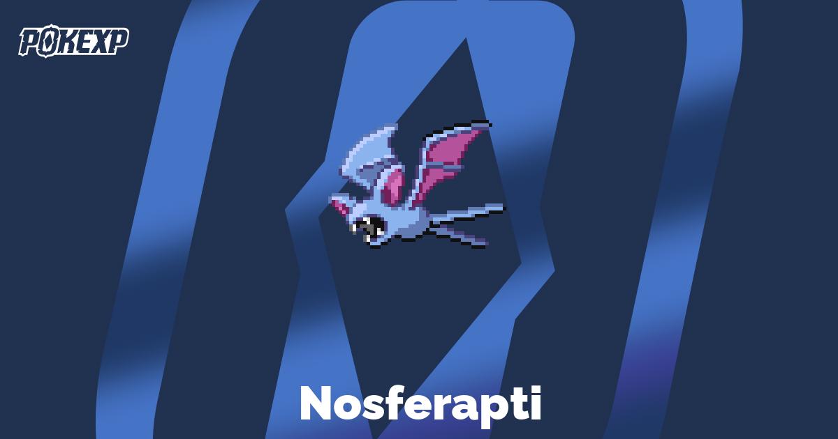 Fiche Pokédex du Pokémon Nosferapti - PokExp