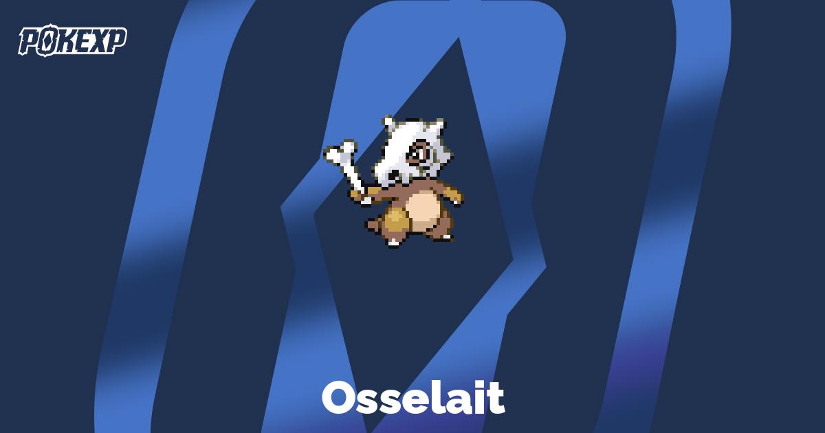 Fiche Pokédex du Pokémon Osselait - PokExp