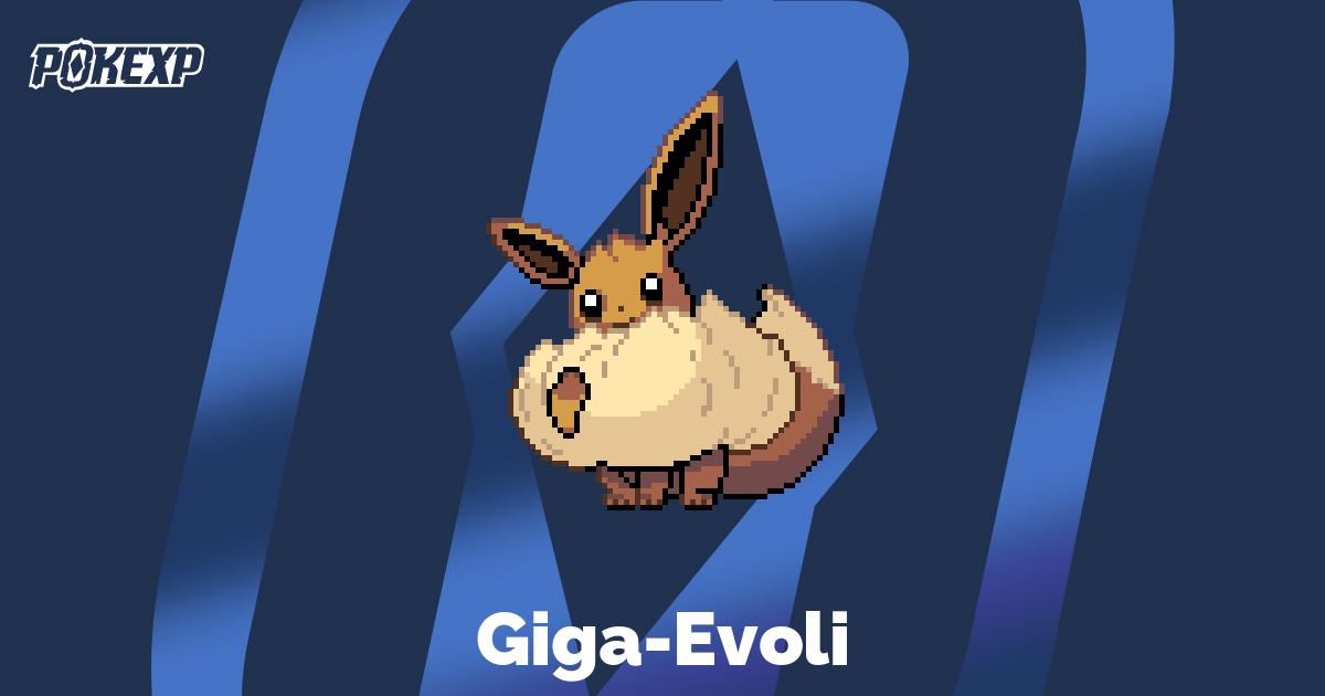 Fiche Pokédex du Pokémon Giga-Evoli - PokExp