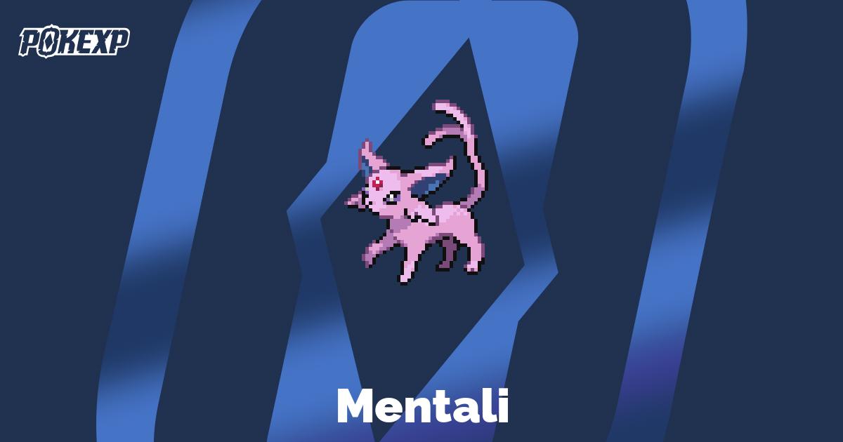 Fiche Pokédex du Pokémon Mentali - PokExp