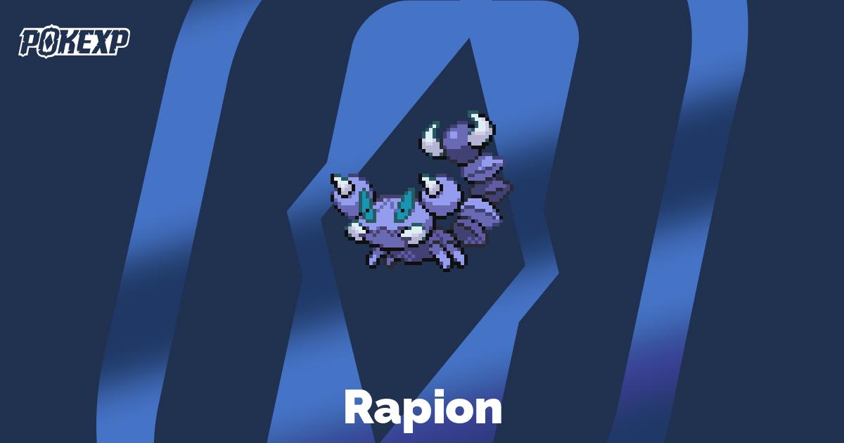 Fiche Pokédex du Pokémon Rapion - PokExp