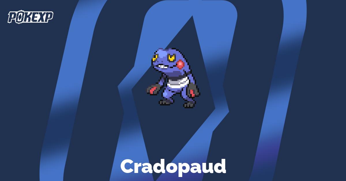 Fiche Pokédex du Pokémon Cradopaud - PokExp