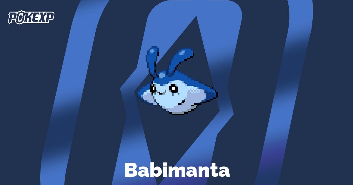 Fiche Pokédex du Pokémon Babimanta - PokExp