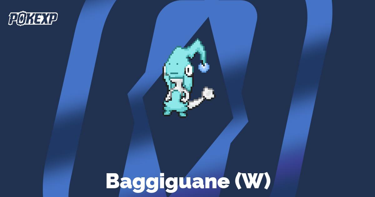 Fiche Pokédex du Pokémon Baggiguane - PokExp