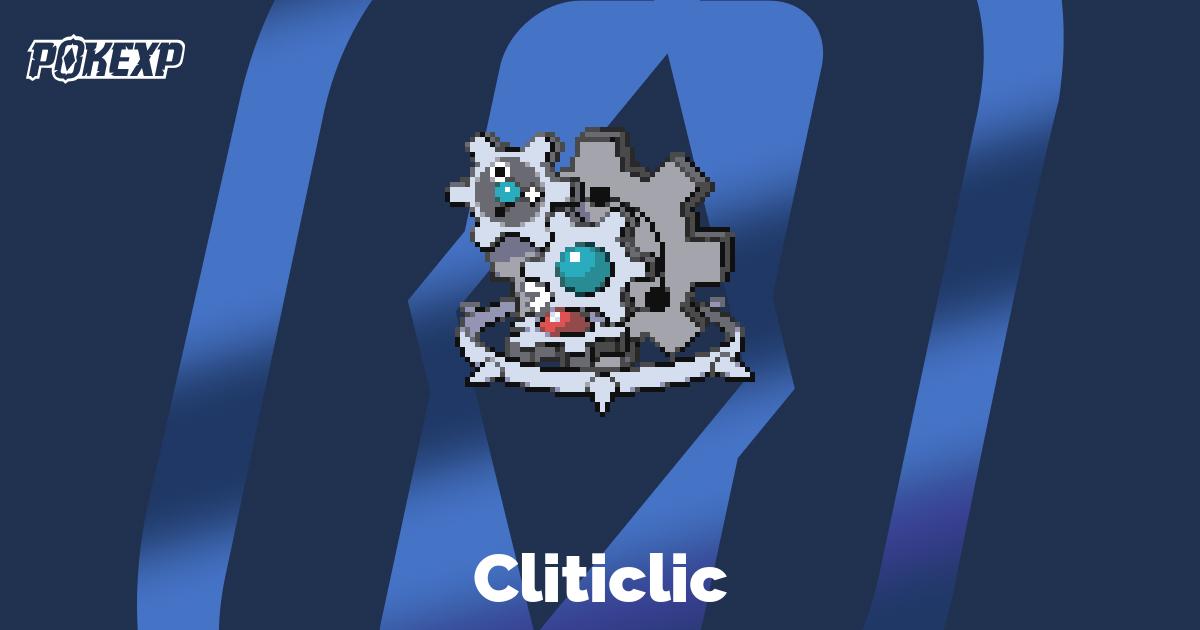 Fiche Pokédex du Pokémon Cliticlic - PokExp