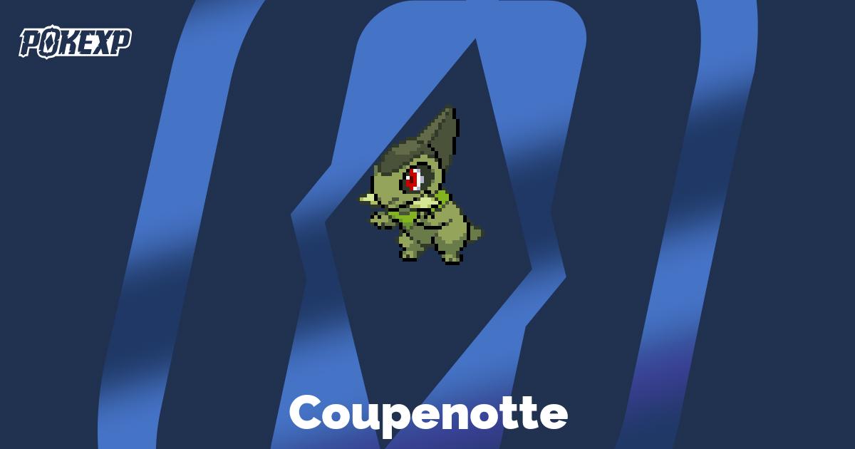 Fiche Pokédex du Pokémon Coupenotte - PokExp