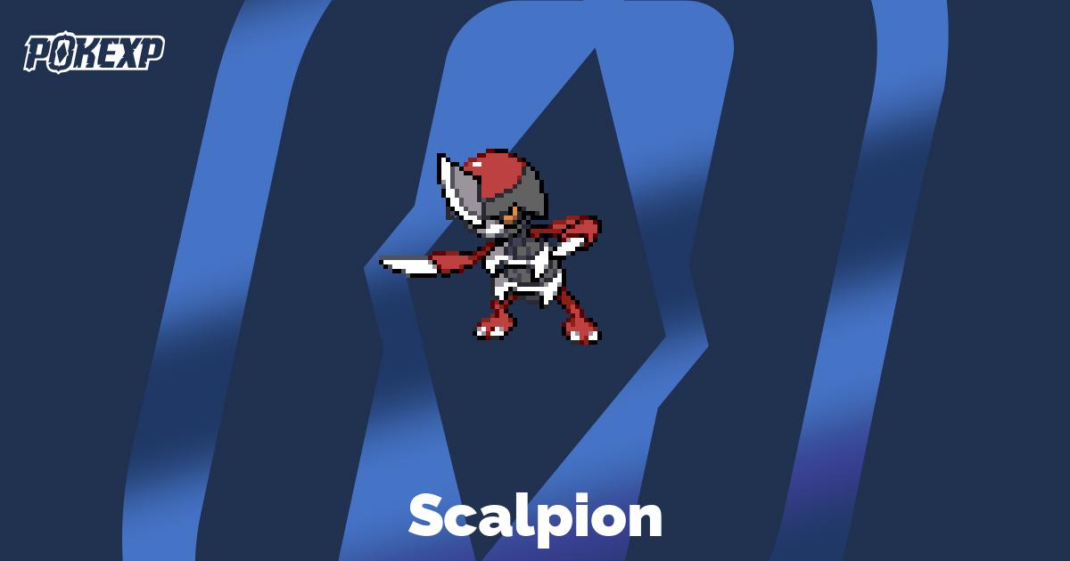 Fiche Pokédex du Pokémon Scalpion - PokExp