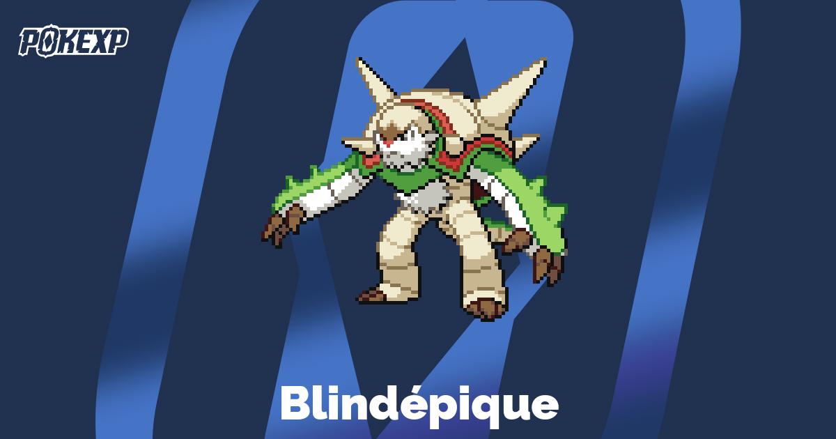 Fiche Pokédex du Pokémon Blindépique - PokExp