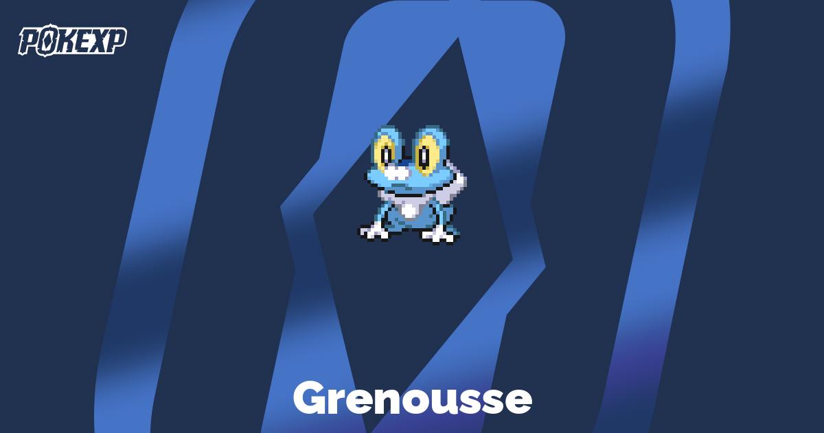 Fiche Pokédex du Pokémon Grenousse - PokExp