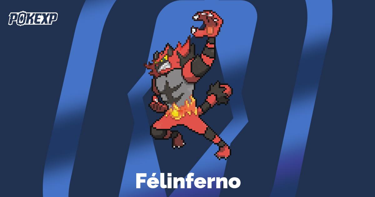 Fiche Pokédex du Pokémon Félinferno - PokExp
